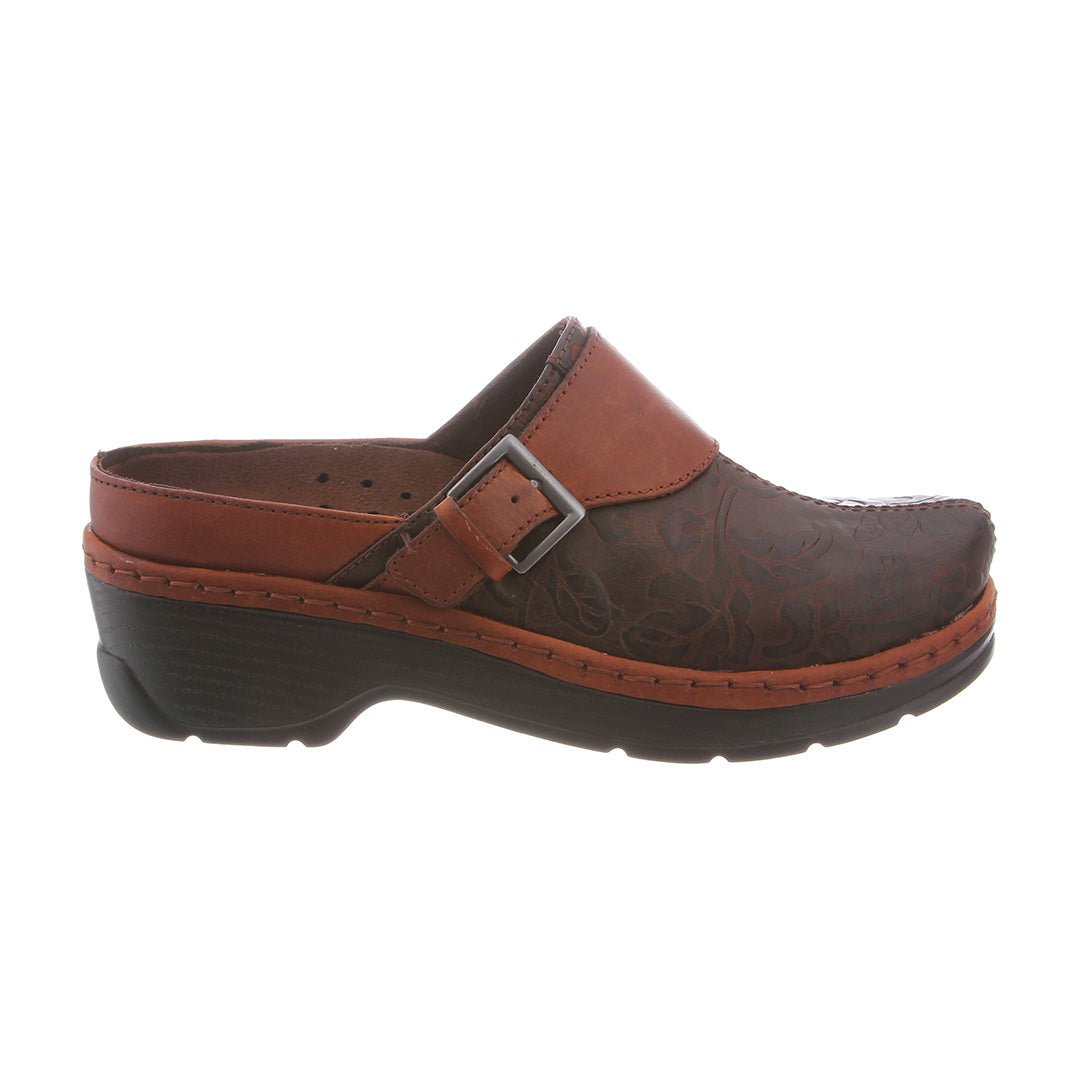 Austin | Brown Floral Tooled – KLOGS Footwear