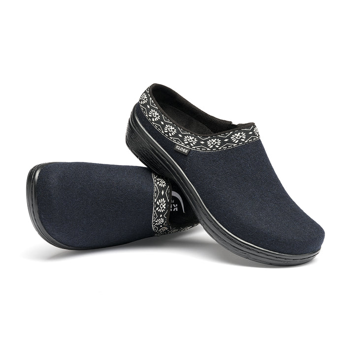 York | Dress Blue Faux Wool - Final Sale – KLOGS Footwear